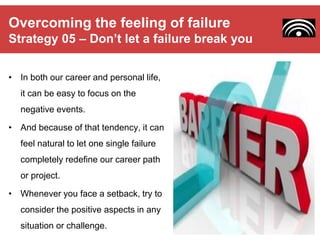 Overcoming the feeling of failure at work | PPTX