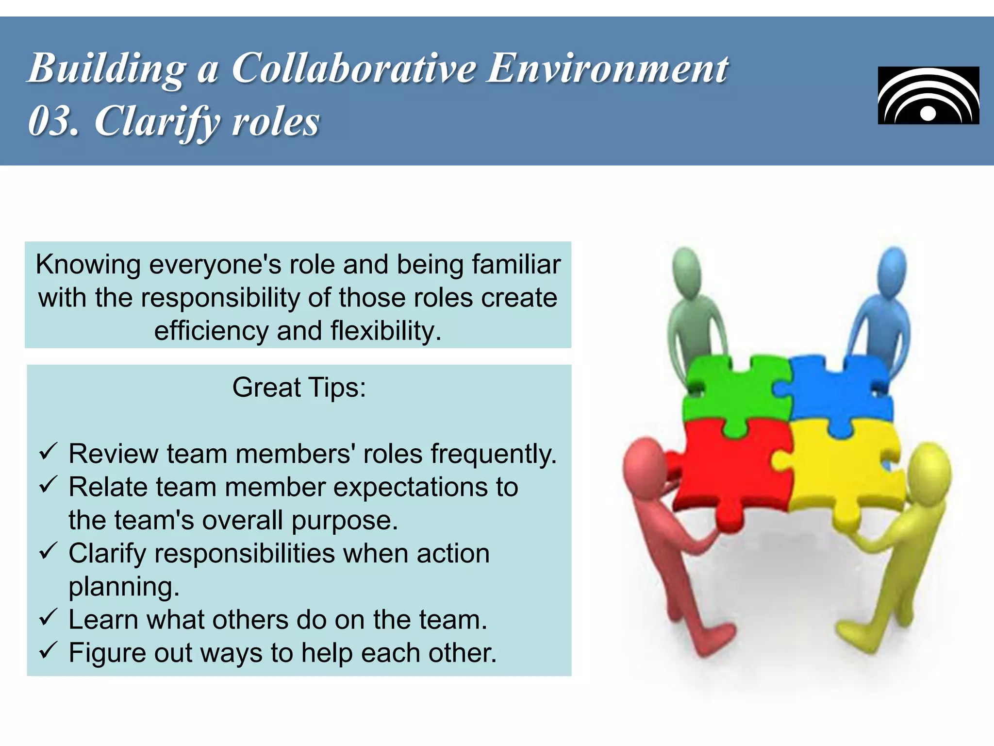 Building a collaborative team environment | PPTX