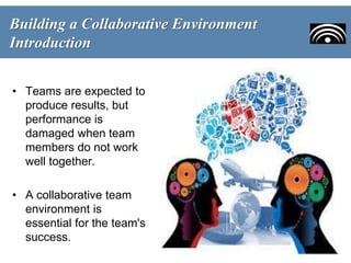 Building a collaborative team environment | PPTX