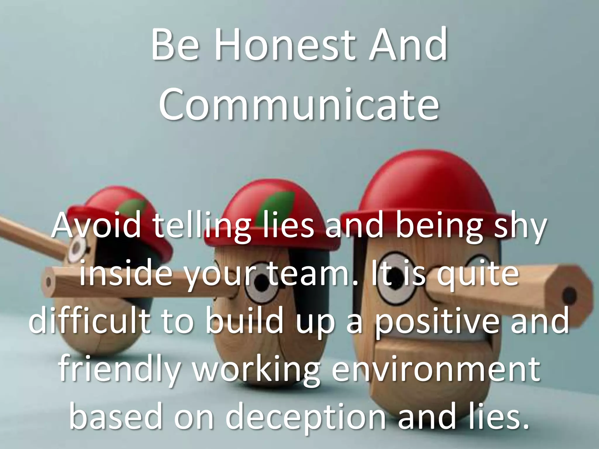 Building a good relationship with your colleagues | PPTX