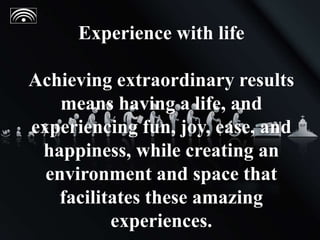 07 Approaches for Extraordinary Results | PPT