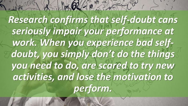 Strategies to Overcome Self-Doubt at Work | PPTX