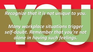 Strategies to Overcome Self-Doubt at Work | PPTX