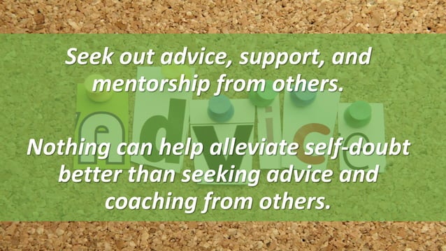 Strategies to Overcome Self-Doubt at Work | PPTX