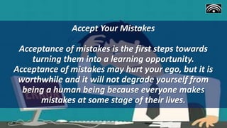 Dealing Well with Mistakes Inside your Job | PPTX