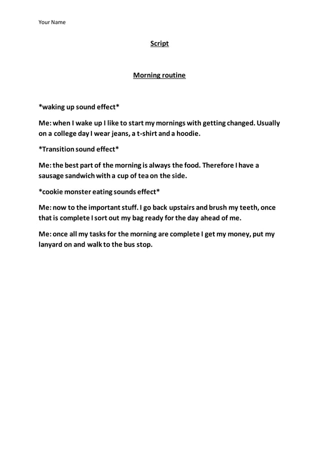 Task 6 Script For Morning Routine task-6-script-for-morning-routine
