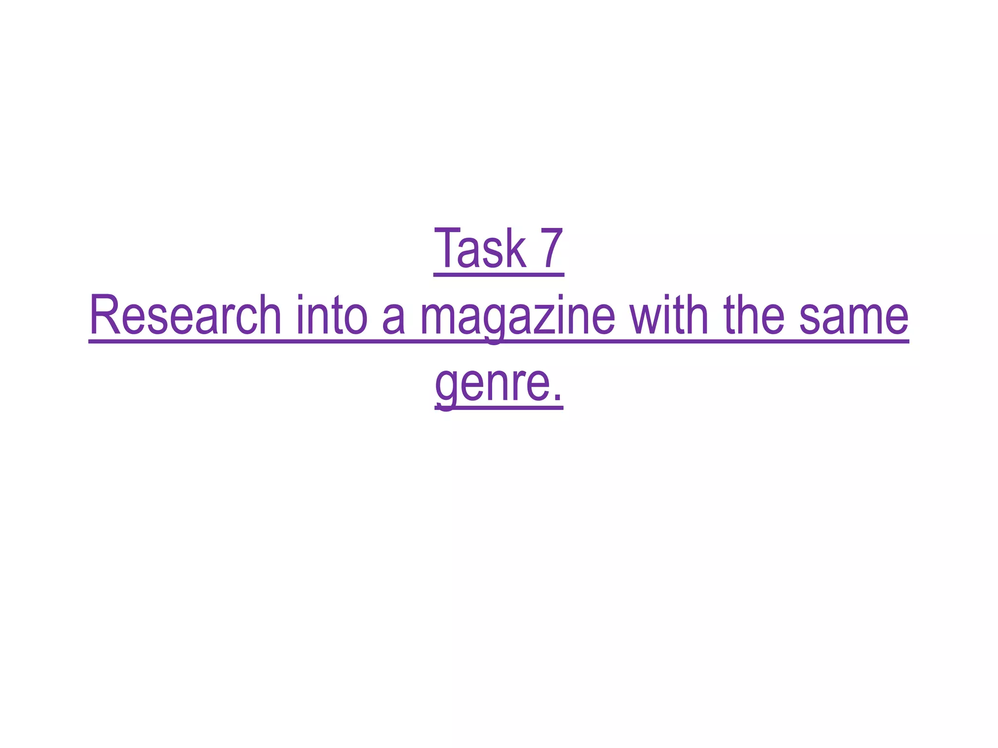 Task 7 | PPT