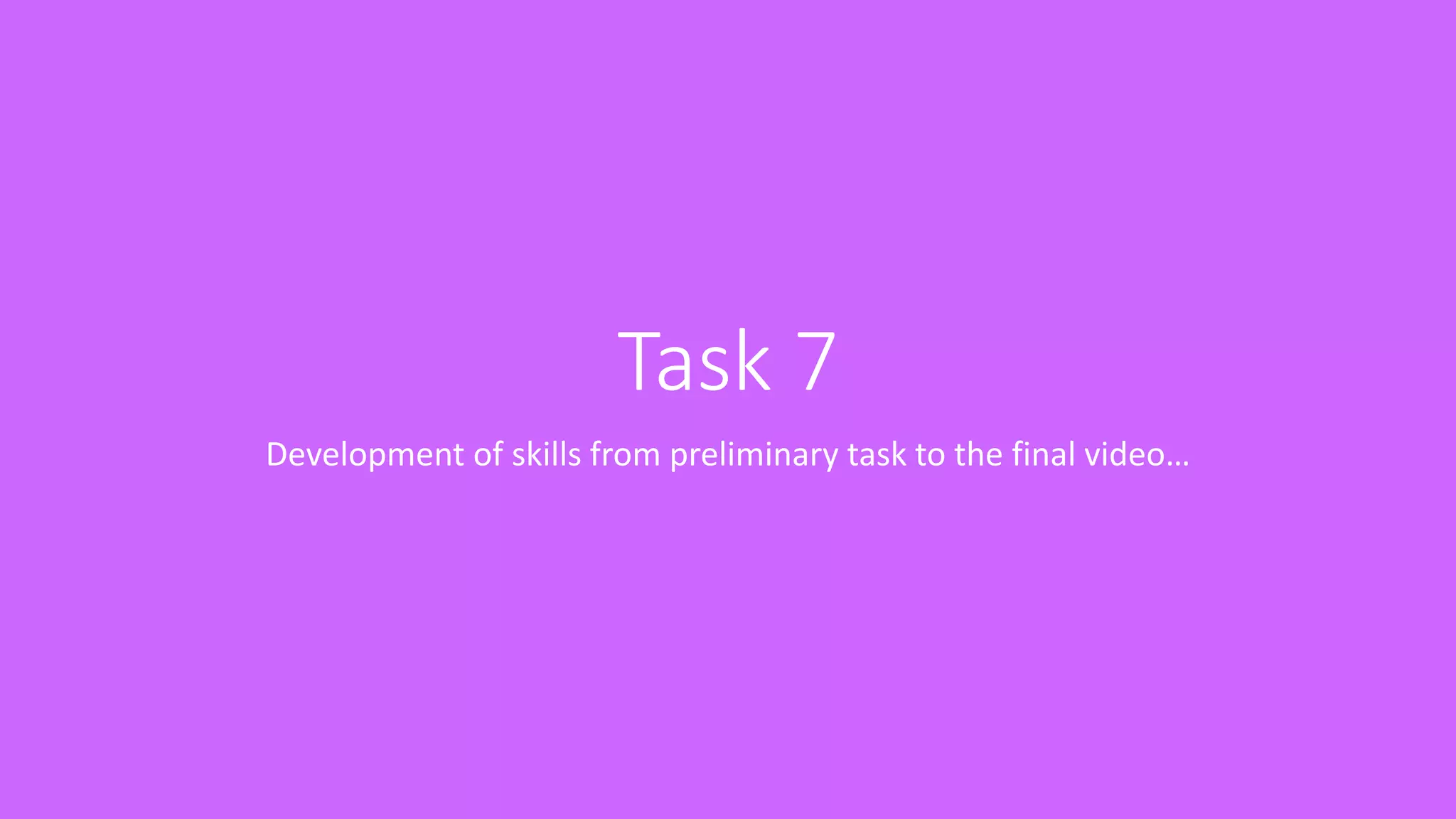 Task 7 | PPT