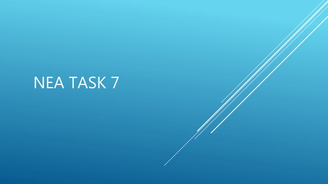 Task 7 | PPT