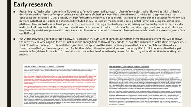 FMP: Presentation | PPT