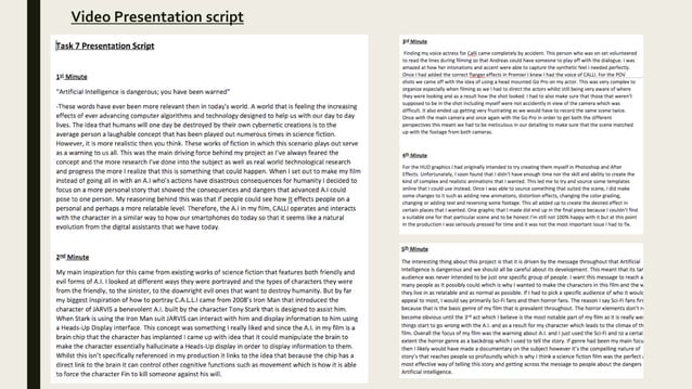 FMP: Presentation | PPT