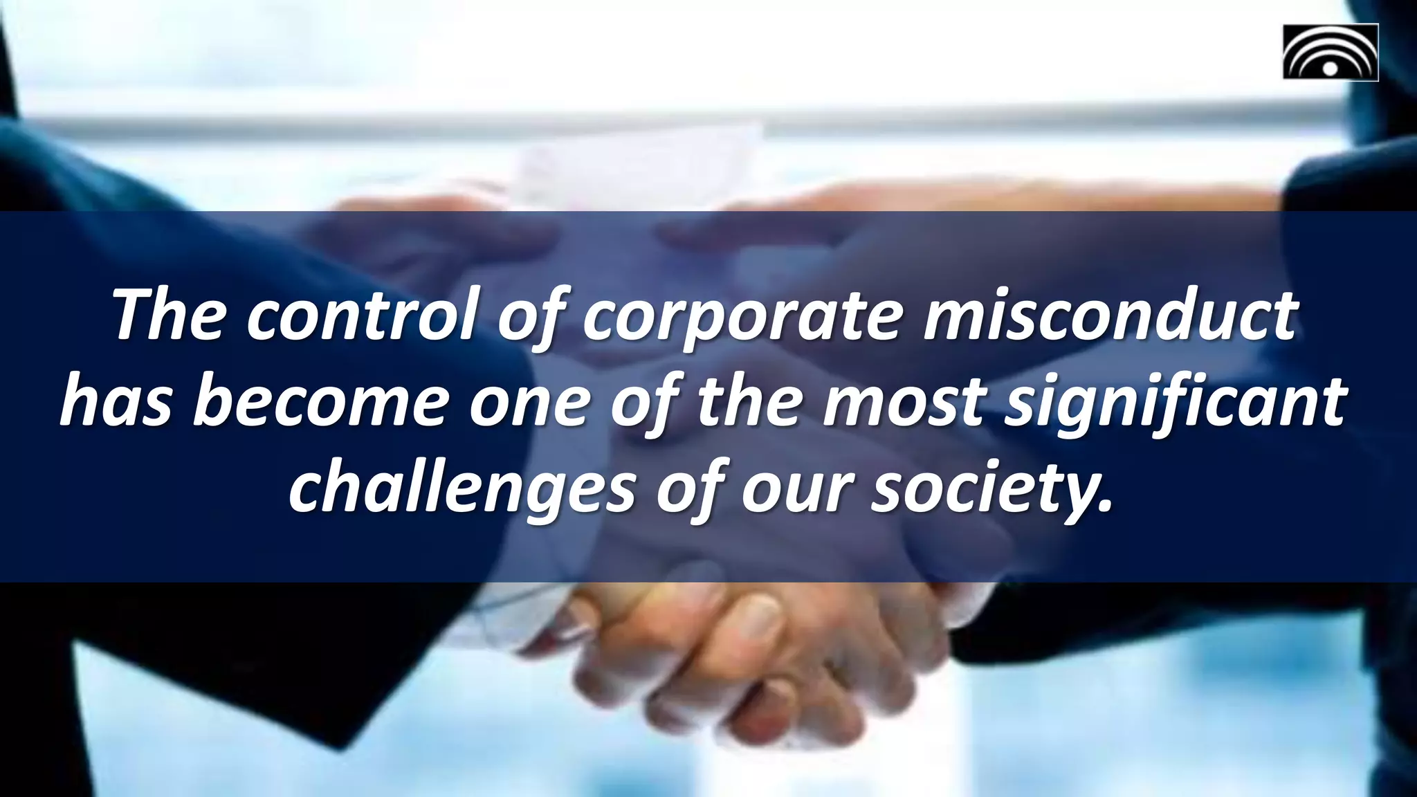 Dealing with Corporate Misconduct | PPTX