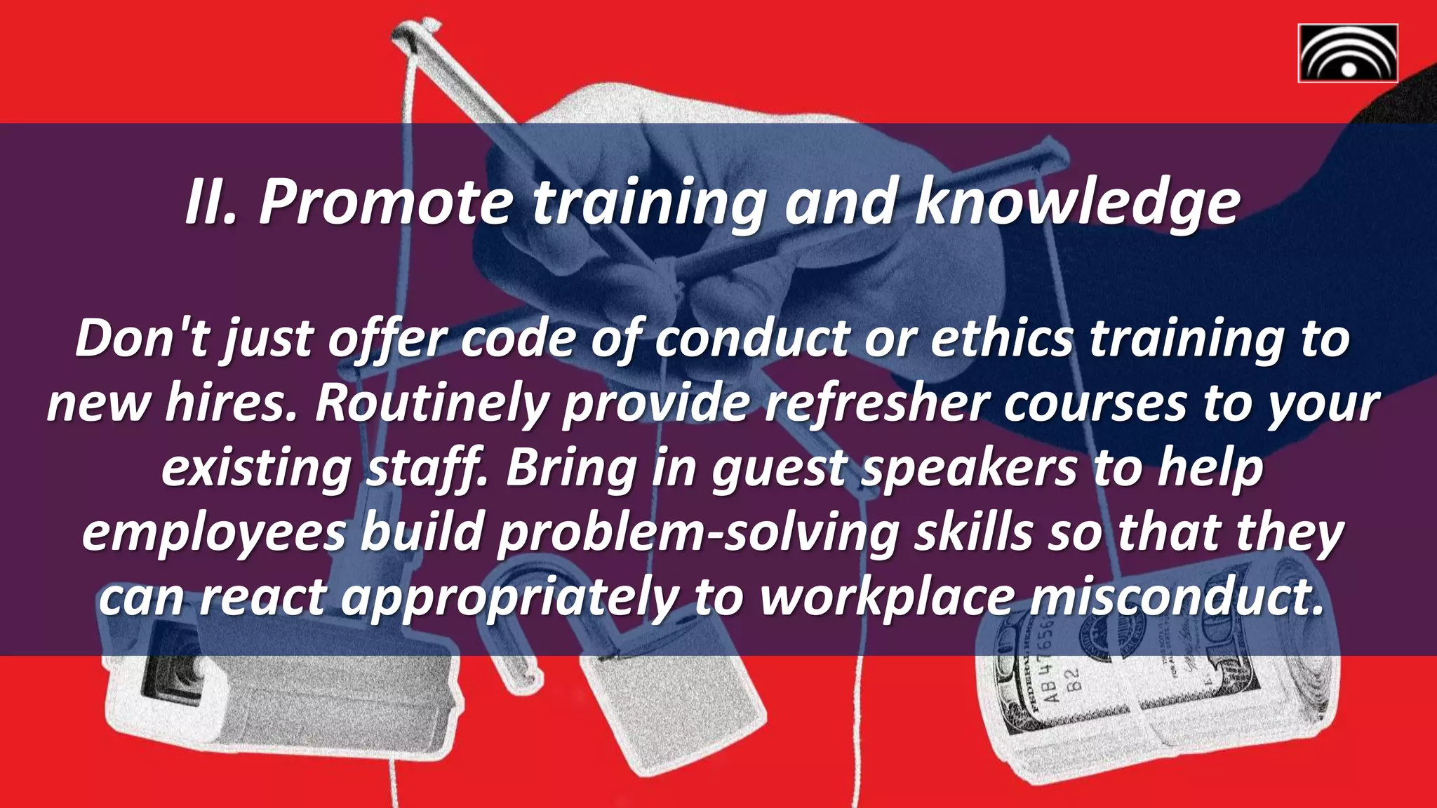 Dealing with Corporate Misconduct | PPTX