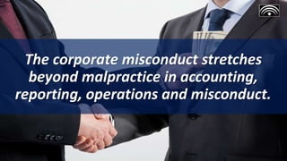 Dealing with Corporate Misconduct | PPTX