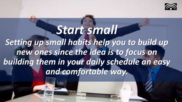 Building Good Habits at Work | PPTX