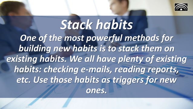 Building Good Habits at Work | PPTX