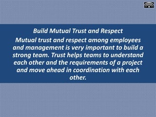 Strategies to Improve Teamwork | PPTX