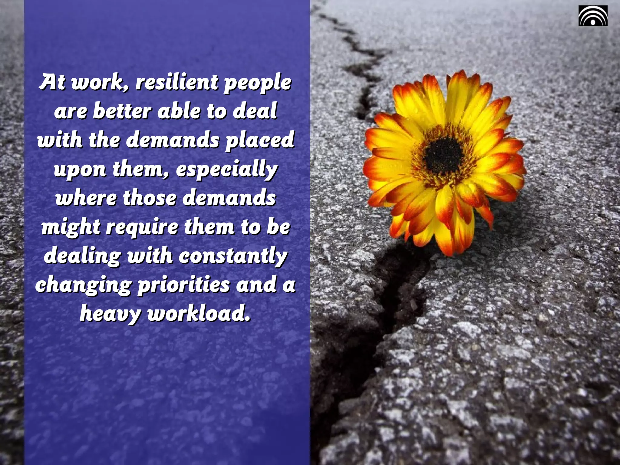 Strategies to Improve your Resilience at Work | PPT