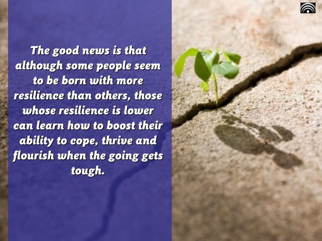Strategies to Improve your Resilience at Work | PPT