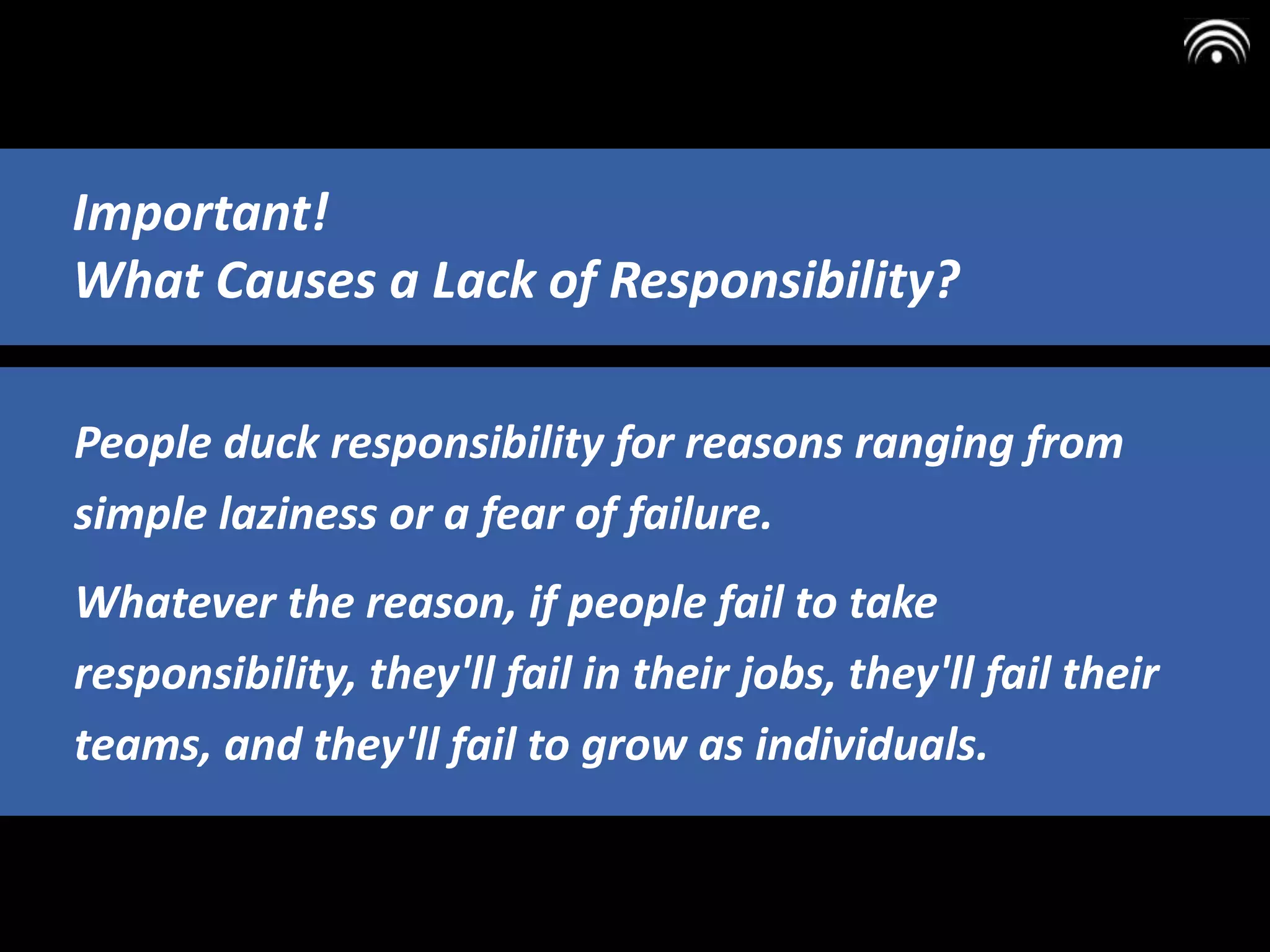 Building up Responsibility in the Workplace | PPTX