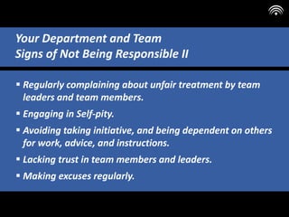 Building up Responsibility in the Workplace | PPTX