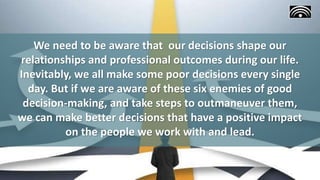 Elements that can affect our Decision-Making Process | PPTX