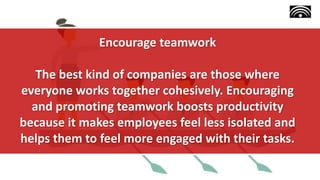 How to Motivate and Inspire your Team | PPTX