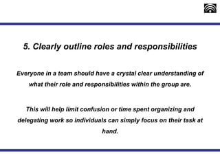 Simple Strategies to Improve Teamwork | PPT