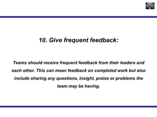 Simple Strategies to Improve Teamwork | PPT