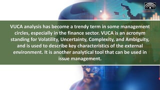 VUCA - Management Issues | PPTX