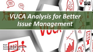 VUCA - Management Issues | PPT