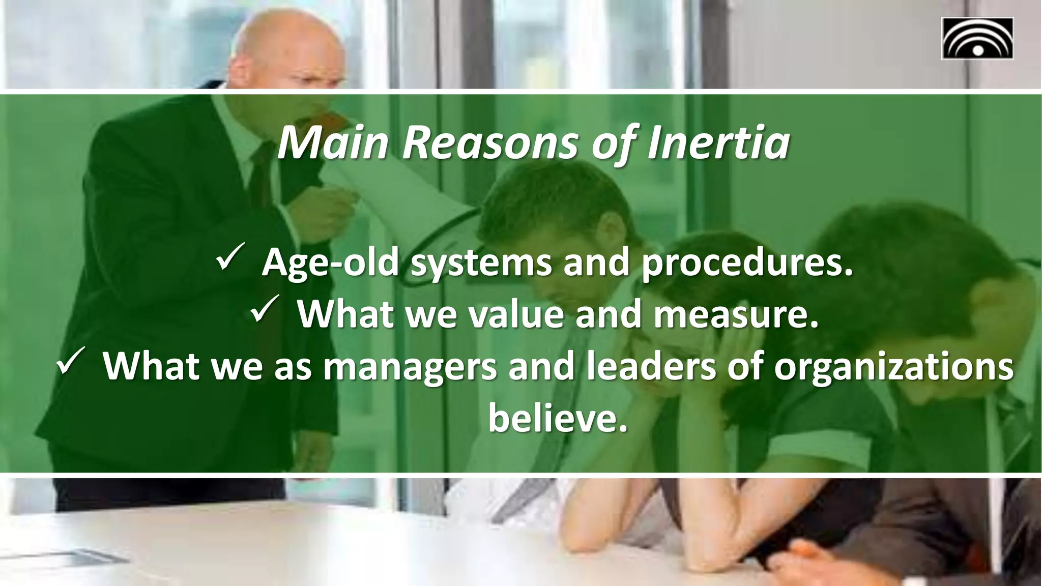 How to overcome inertia at work | PPTX