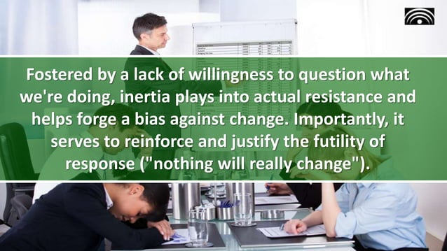 How to overcome inertia at work | PPT