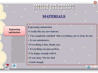 Expressing of Satisfaction and Dissatisfaction | PPTX