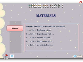 Expressing of Satisfaction and Dissatisfaction | PPTX
