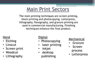 Task 7 print industry | PPT