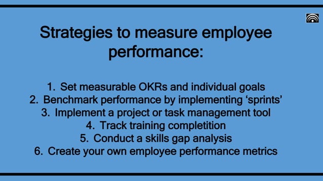 How to evaluate and measure employee performance | PPTX