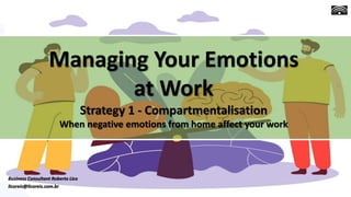Managing your emotions at work 01 | PPTX