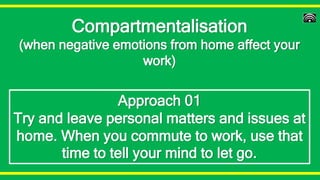 Managing your emotions at work 01 | PPTX