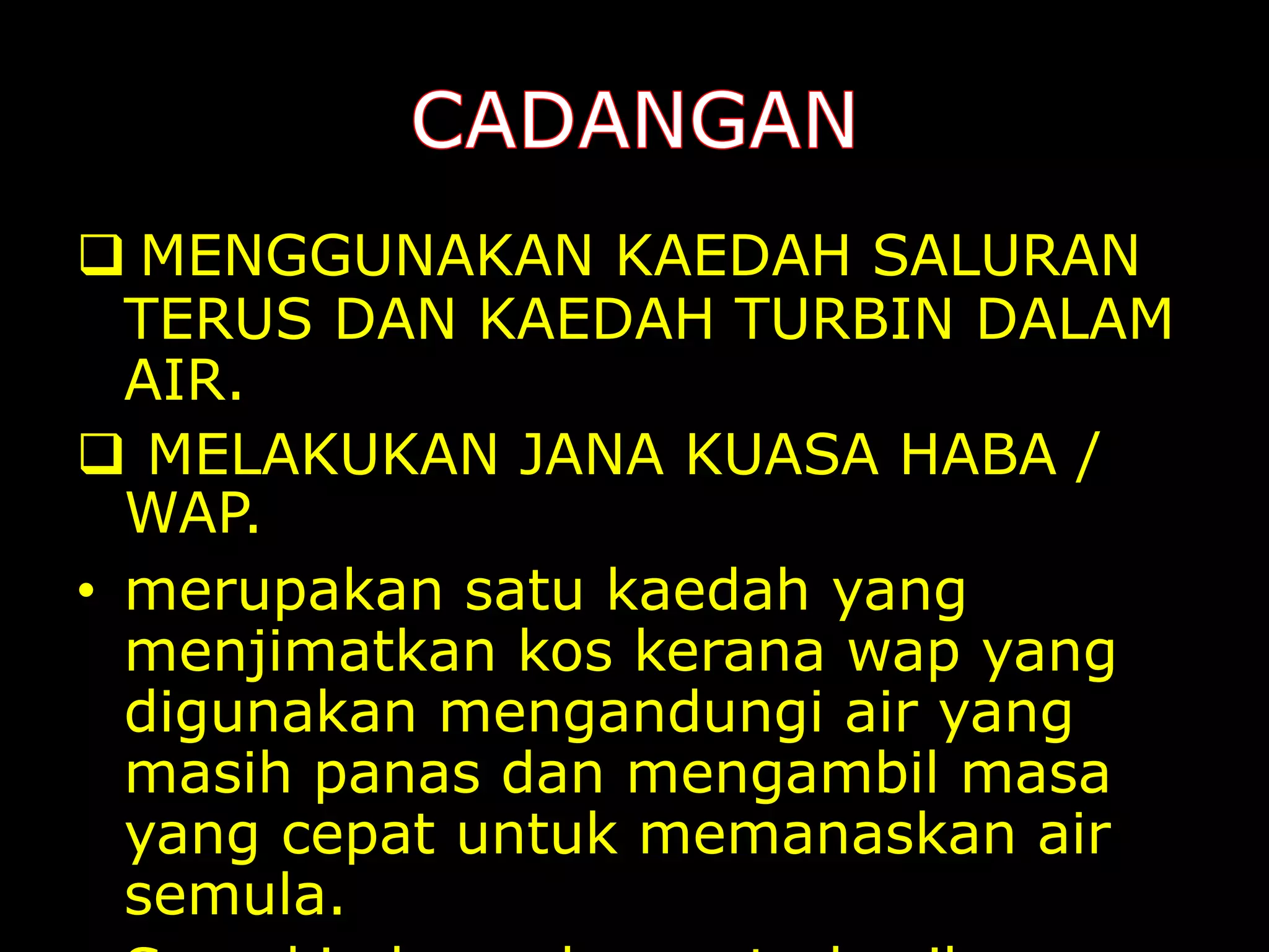 SUMBER TENAGA (HIDROELEKTRIK) | PPTX