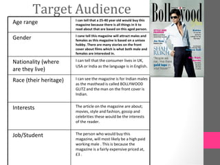 Task 8 target audience magazines | PPT