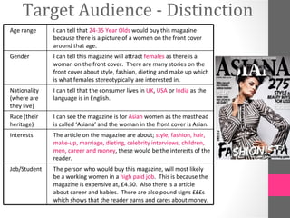 Task 8 target audience magazines | PPT
