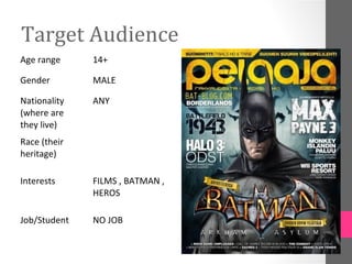 Task 8 target audience magazines | PPT
