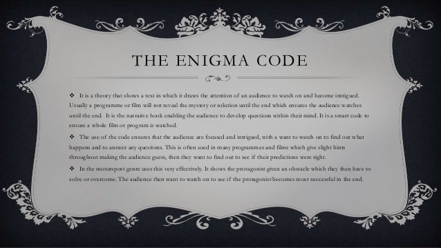 Enigma code