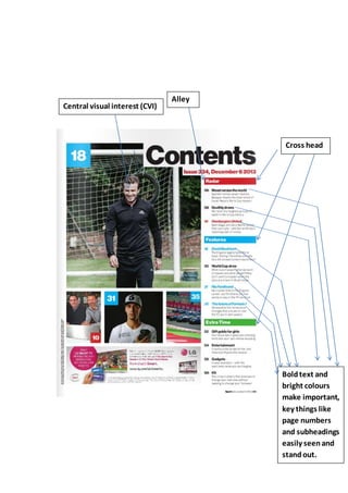 Task 9 analyse cover and contents of 3 magazines | DOCX