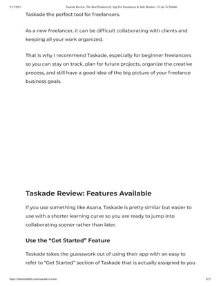 Taskade review | PDF