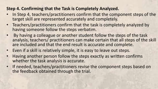 Task analysis | PPTX