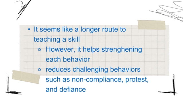 task analysis and chaining new (1 hr) [Autosaved].pptx | Homework and ...