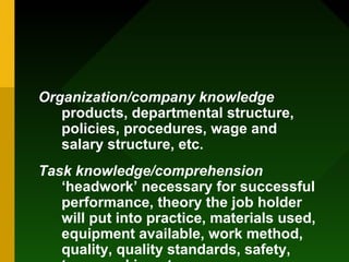 Task analysis and training need assessment | PPT