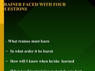 Task analysis and training need assessment | PPT